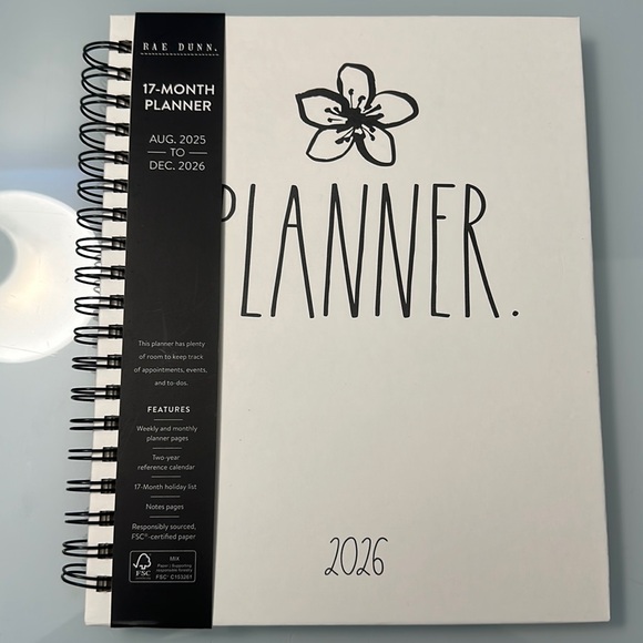 Rae Dunn | Office | Nwt 226 Rae Dunn 7month Planner | Poshmark